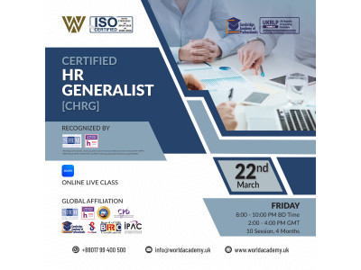 Certified Human Resource Generalist - (CHRG)- 12th Batch