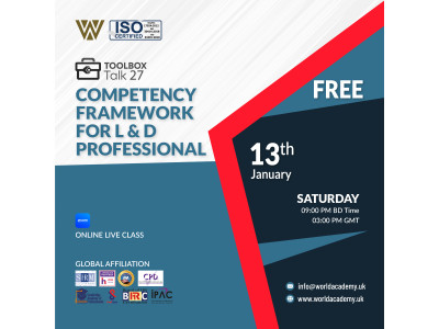 TOOLBOX TALK-27 on Competency Framework for L&D Professionals